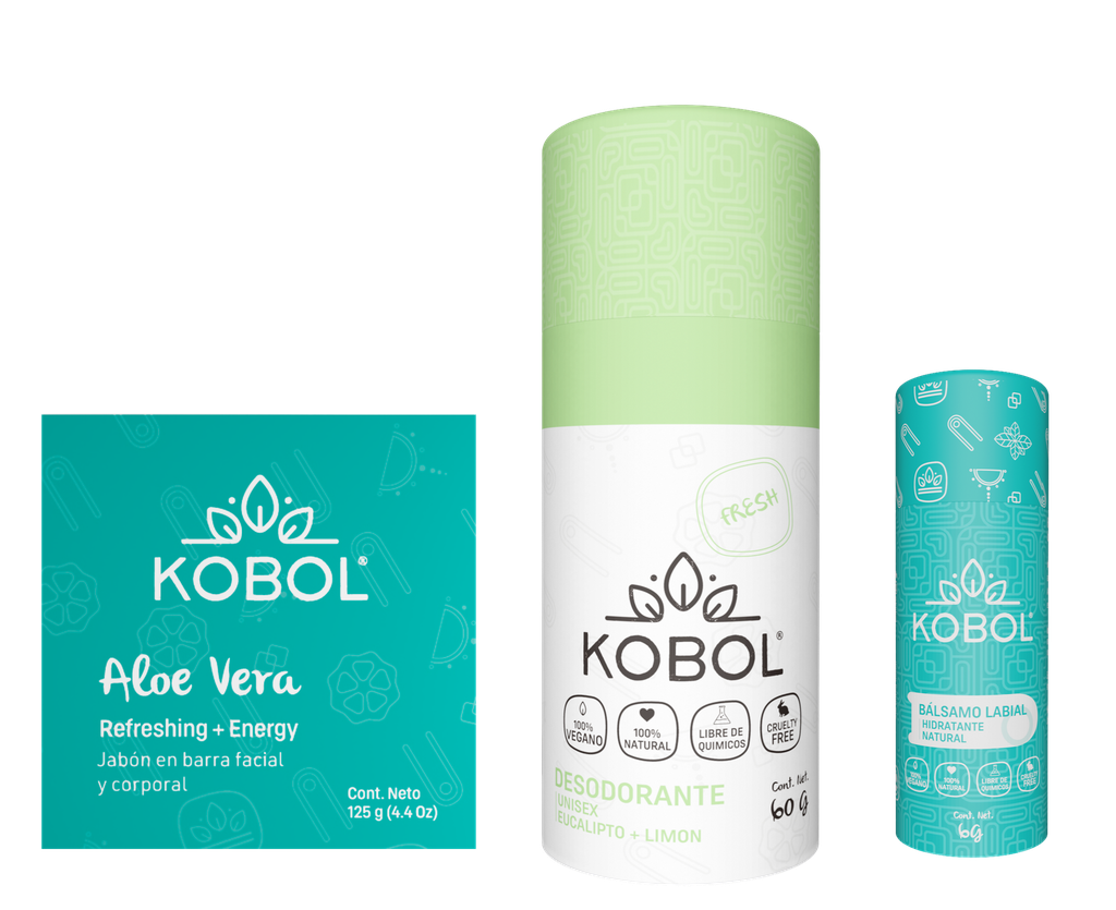 Kit de Desodorante + Bálsamo + Jabón | KOBOL NATURA